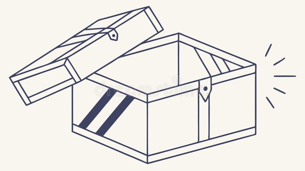 Open Empty Box Possibilities Packaging Vector, Vector Design Generative ...