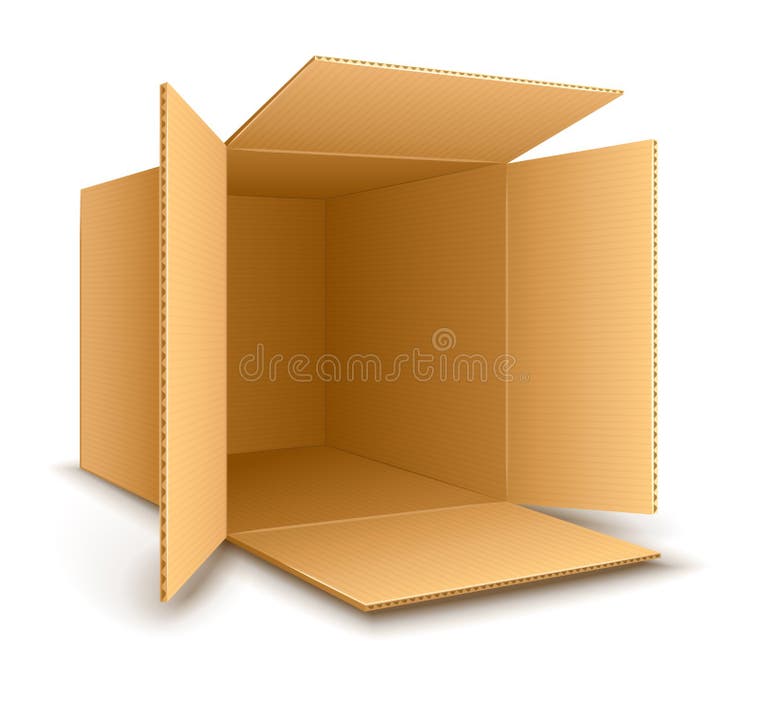 Inside Empty Square Cardboard Box Stock Illustrations – 606 Inside ...