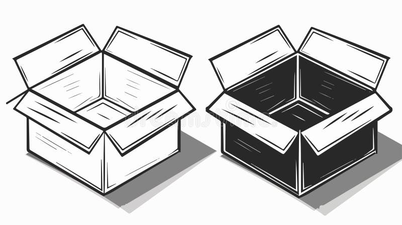 Empty Box Line Art Stock Illustrations – 12,813 Empty Box Line Art ...