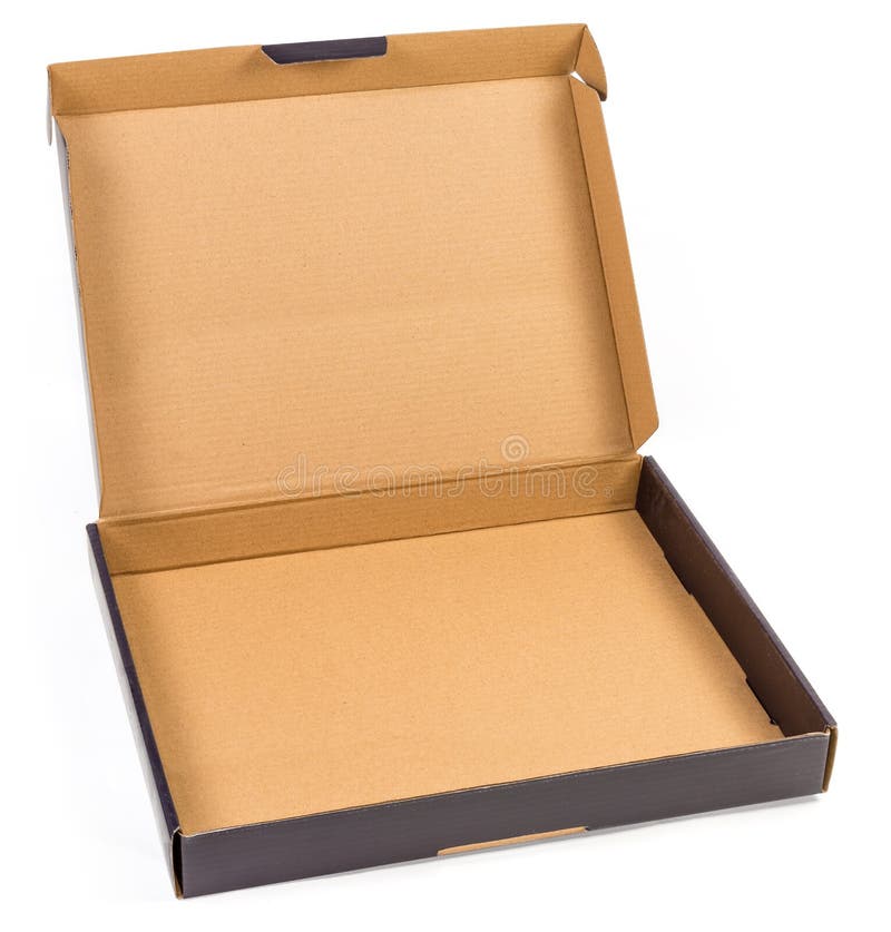 Empty Flat Rectangular Tin Box with Lid Stock Photo - Image of items ...