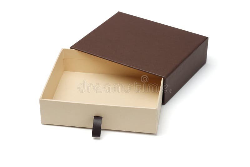 Open empty gift box stock photo. Image of white, object - 19170490