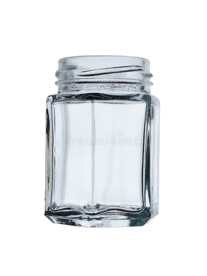 Open Empty Jar Made of Transparent Glass for Food and Canned Food ...
