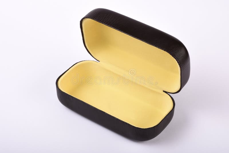 Glasses Case Isolated on White Stock Photo - Image of optical, case ...