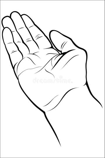 Sketch Begging Hands Stock Illustrations – 131 Sketch Begging Hands ...