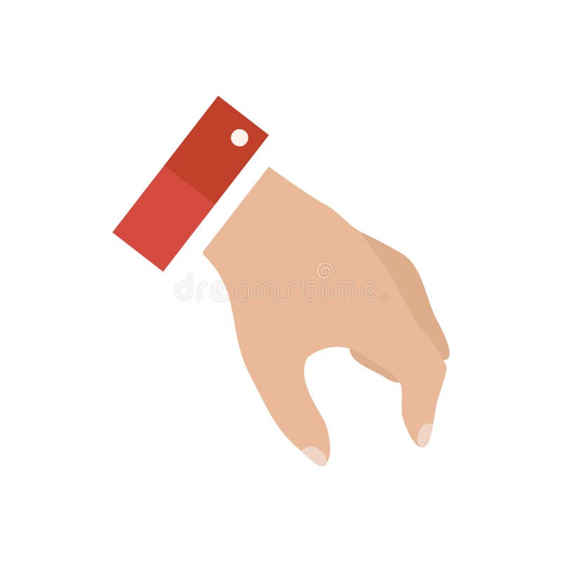 Empty Hands Holding Protect Giving Gestures Icons Set Isolated on White ...