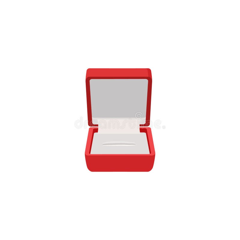 Open empty jewelry box. stock vector. Illustration of jewellery - 297892584