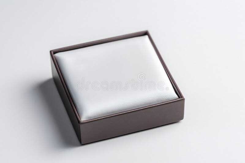 Open Empty Jewelry Box Mockup. Template for Bijouterie Sale ...