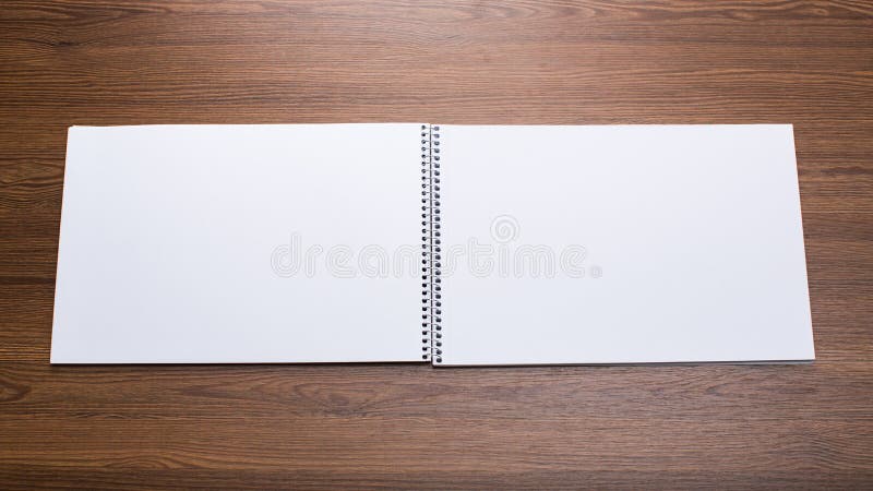 Empty Notebook for Recipes with Spoon and Stock Photo - Image of ...