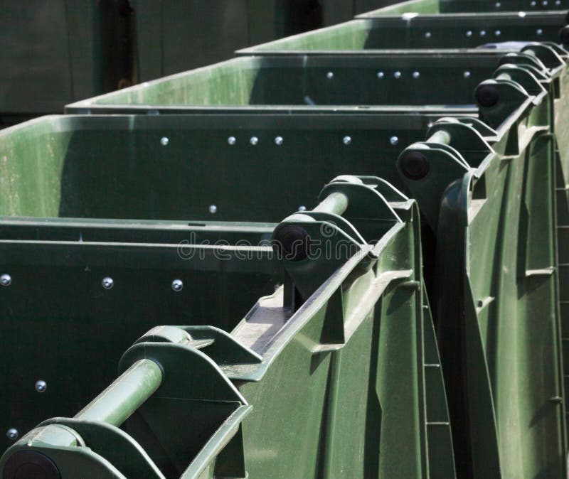 Open Empty Plastic Waste Containers Stock Photo - Image of clean ...