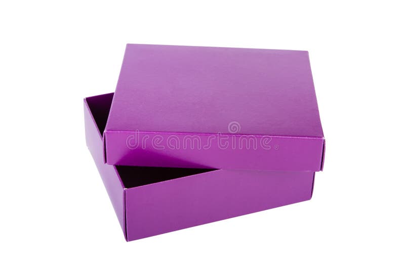 Purple box stock photo. Image of cardboard, celebration - 30321194