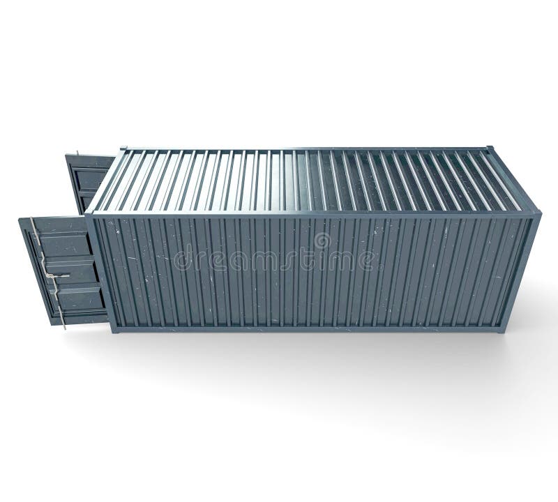 Cargo Container Doors Open Stock Illustrations – 161 Cargo Container ...