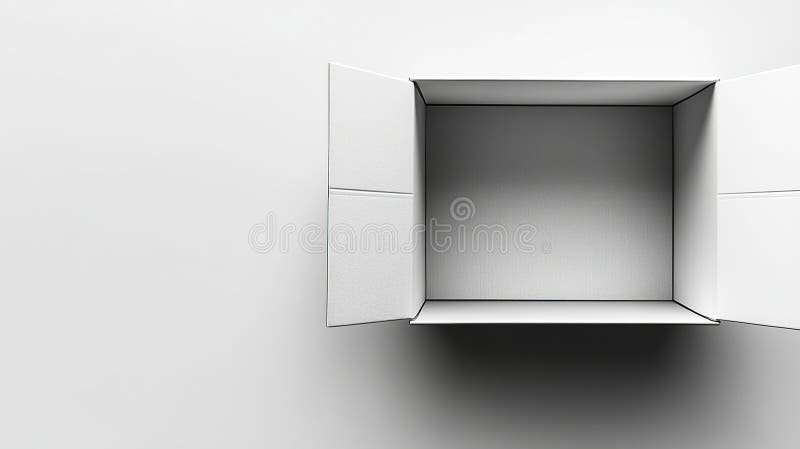 Open Empty White Box Studio Background Product Display Stock Photos ...