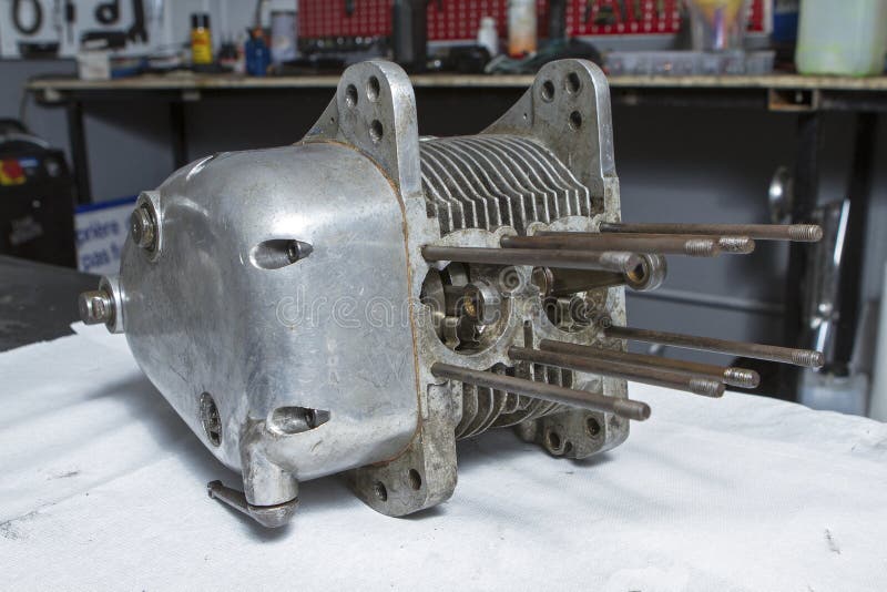 Open engine stock image. Image of aluminum, piston, stroke - 49929489