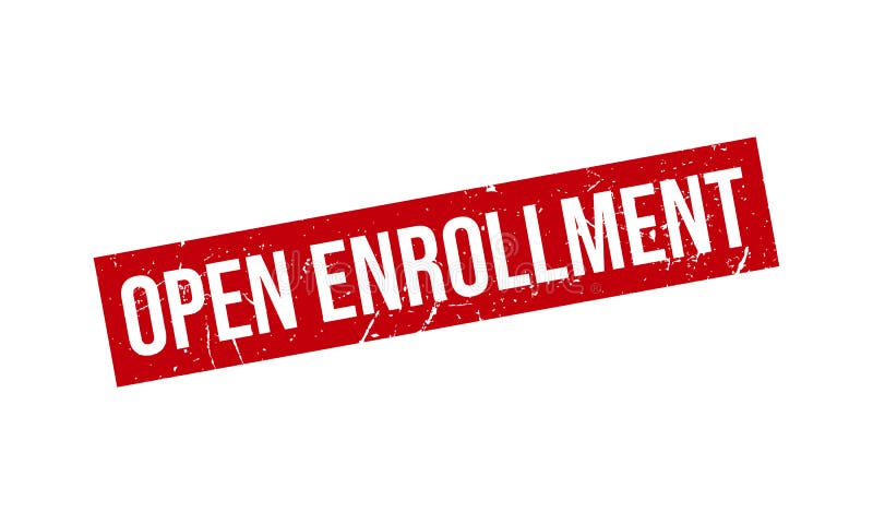 Open Enrollment Rubber Stamp. Open Enrollment Grunge Stamp Seal Vector ...