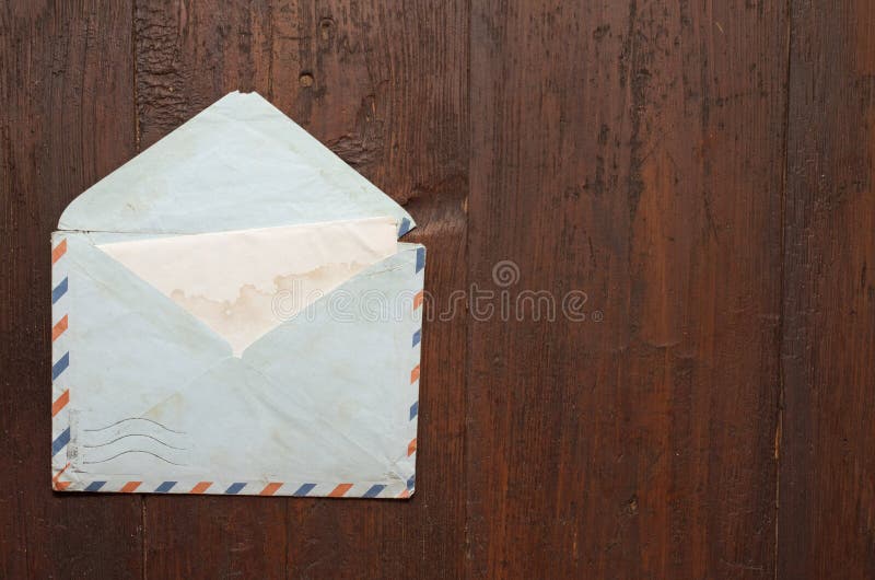 Open Envelope stock image. Image of seal, desk, aged - 71613341