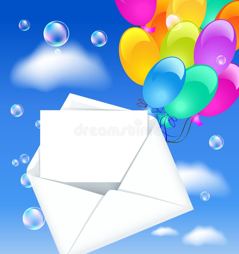 Open envelope and dove stock vector. Illustration of insert - 31389108