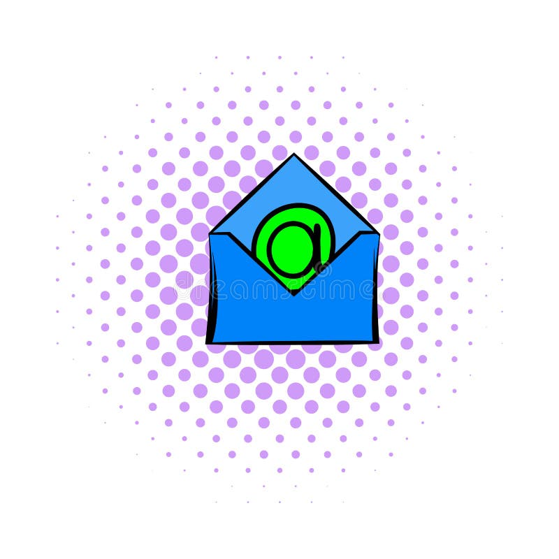 Letter Envelope Comics Icon Stock Illustrations – 102 Letter Envelope ...
