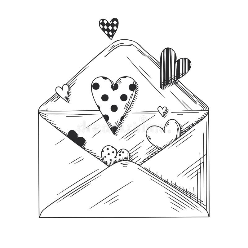 Open Enveloppe Stock Illustrations – 90 Open Enveloppe Stock ...