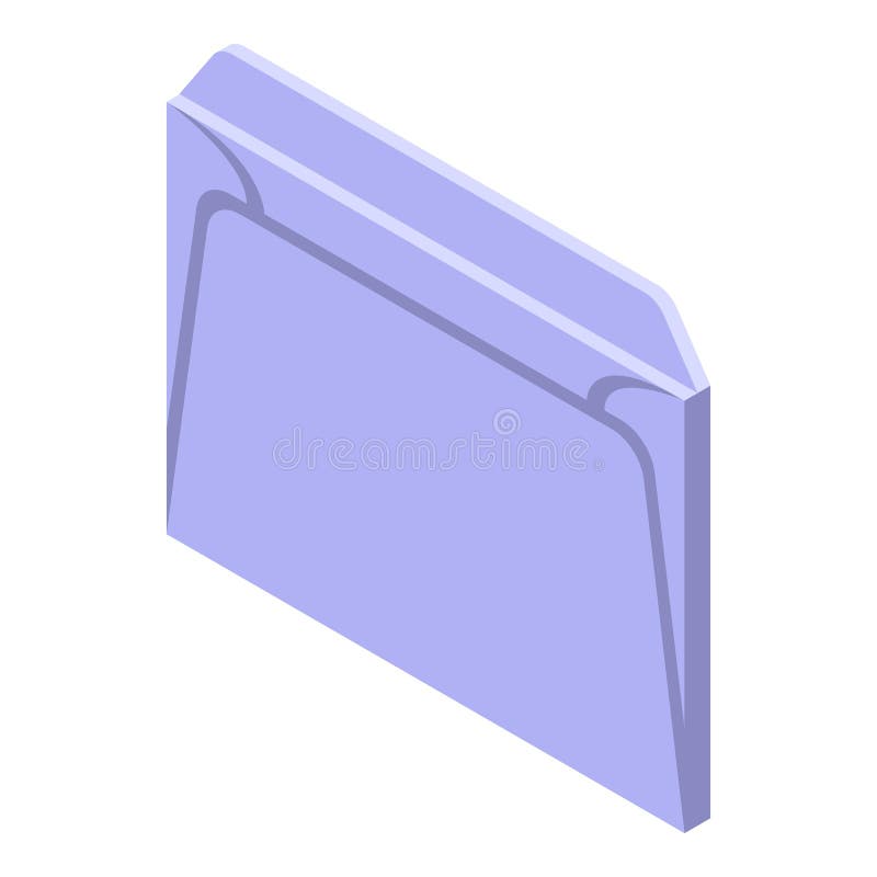 Open Envelope Icon, Isometric Style Stock Vector - Illustration of post ... Open Envelope Icon, Isometric Style Stock Vector - Illustration of post ...