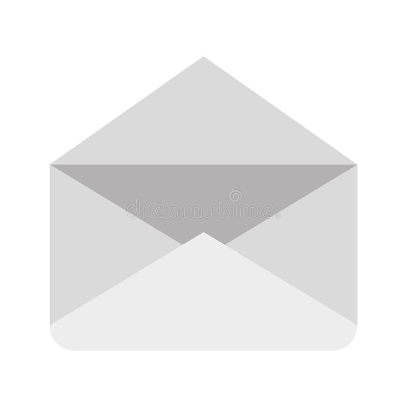 Open Envelope with Message Coming Out Icon Stock Illustration ...