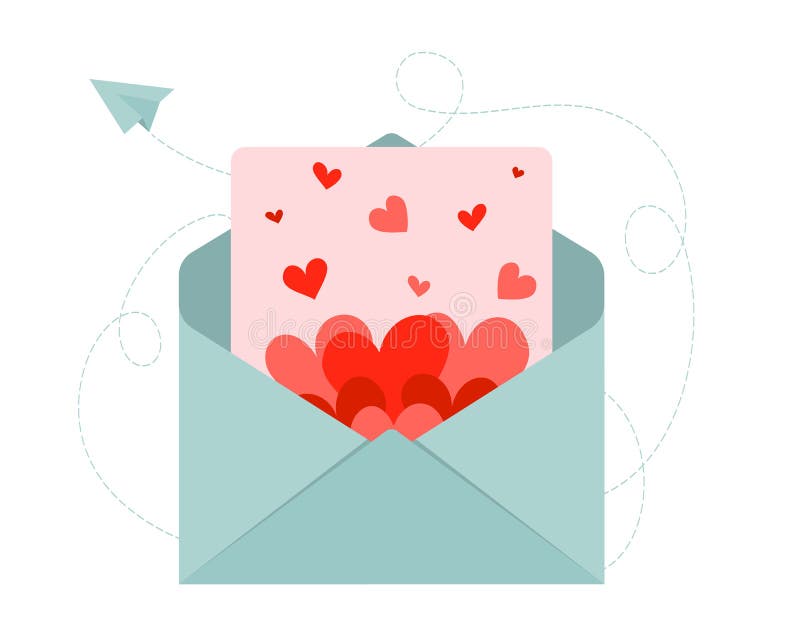 Sending Hearts Stock Illustrations – 329 Sending Hearts Stock ...