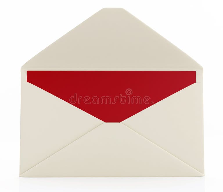 White Open Envelope Paper Message Stock Illustrations – 18,841 White ...