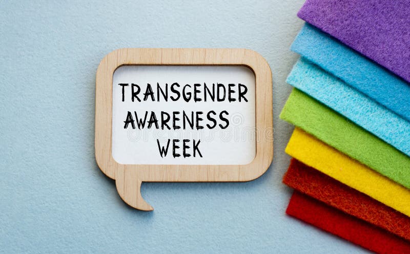 An Open Envelope with the Words TRANSGENDER AWARENESS WEEK Rests on a ...