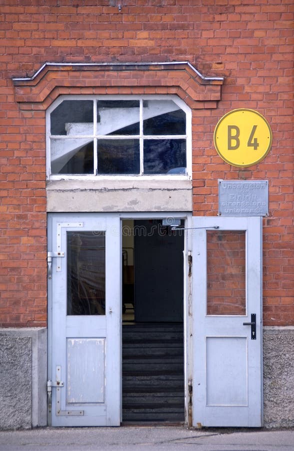 Open factory door stock photo. Image of building, window - 2743536
