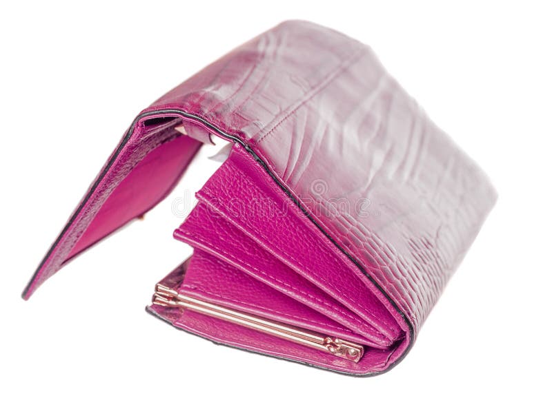 Open female wallet stock photo. Image of empty, billfold - 96873816