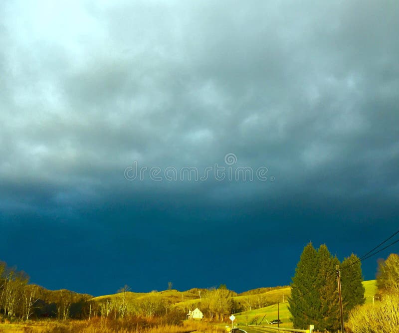 Open Field, Clouds Running in Stock Photo - Image of clouds, bright ...