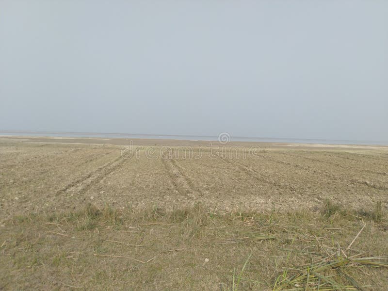 Open field in India stock image. Image of india, river - 170163361