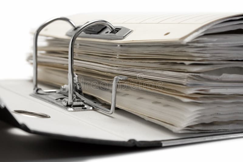 Open File Folder stock photo. Image of stack, business - 1266468