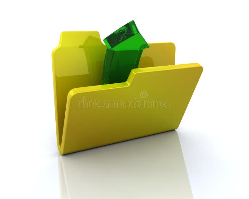 Open file icon stock illustration. Illustration of computer - 7692310