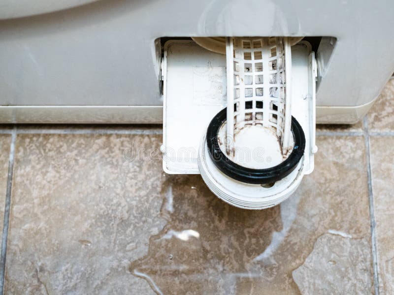 The Filter of the Washing Machine is Clogged Stock Photo - Image of ...