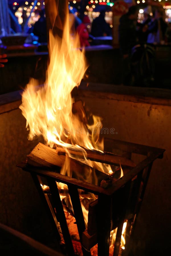 Open Fire stock image. Image of firepit, burn, burning - 137846191