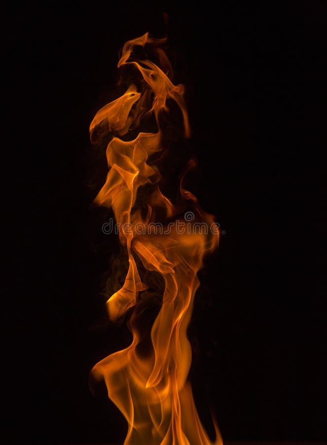 Open Flame Make Strange Shapes Stock Image - Image of design, burn ...