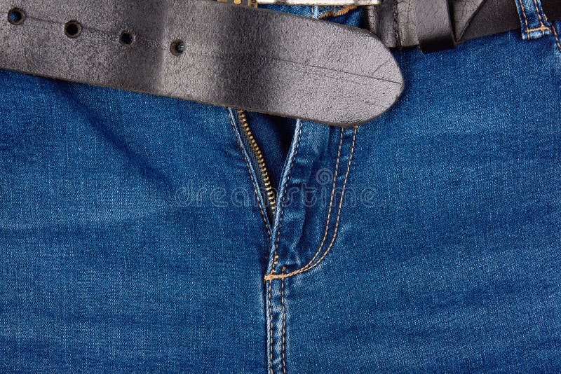 Unzipped Jeans Fly stock image. Image of denim, work, cutoffs - 992397