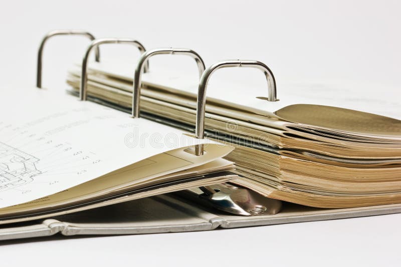 Open the folder stock image. Image of archive, record - 13448547