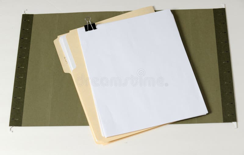 Instant Print and File Folder Stock Photo - Image of paper, crime: 6551386
