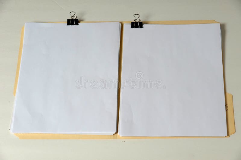 Open folder stock image. Image of note, communication - 6499811