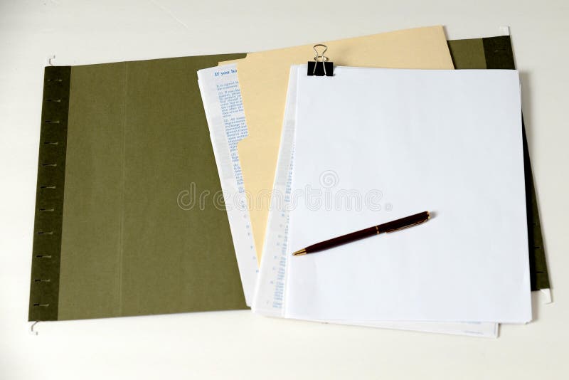 Open folder stock photo. Image of isolated, clip, white - 6499996