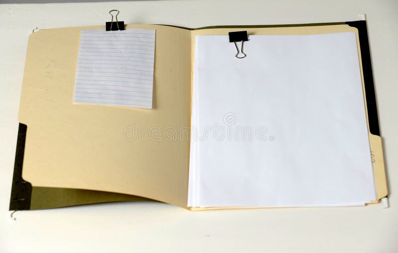 Open folder stock photo. Image of isolated, clip, white - 6499996