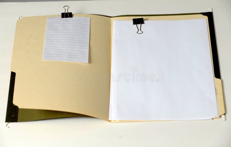 Open folder stock photo. Image of isolated, clip, white - 6499996