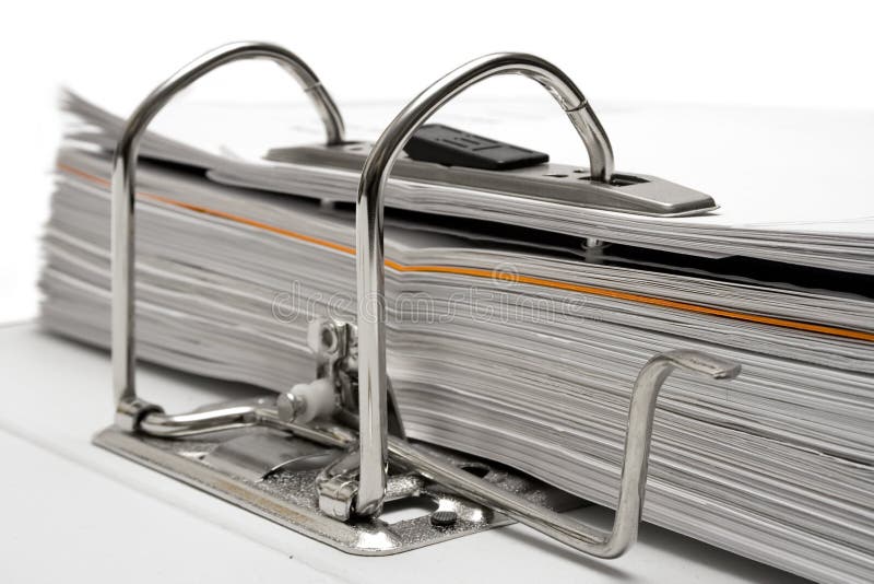 Open Folder (Close View) stock image. Image of stack, paper - 1243105