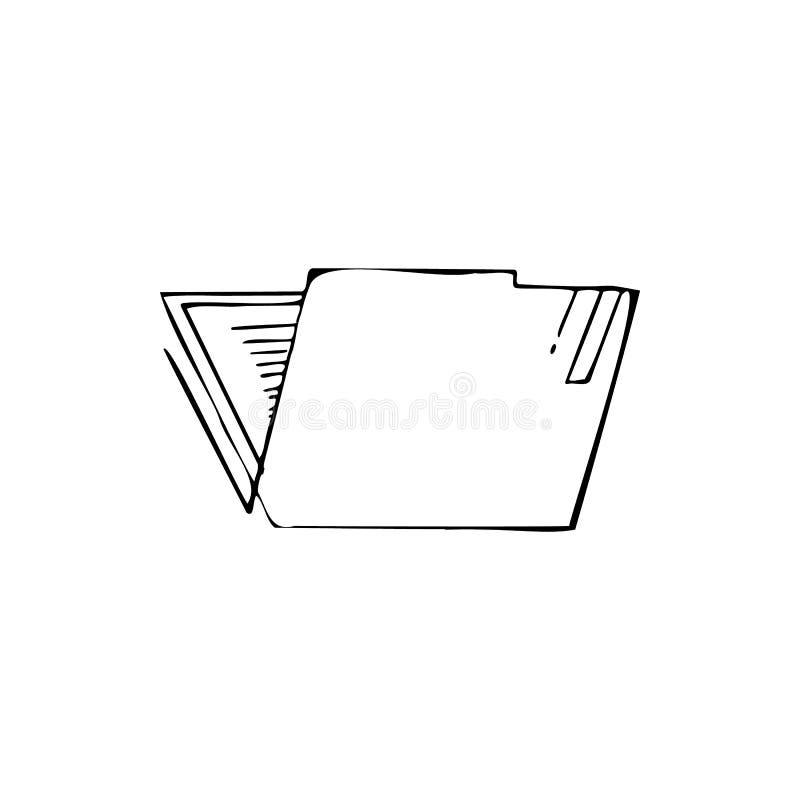 Folder Vector Icon Sign Symbol Stock Image - Image of directory, object ...