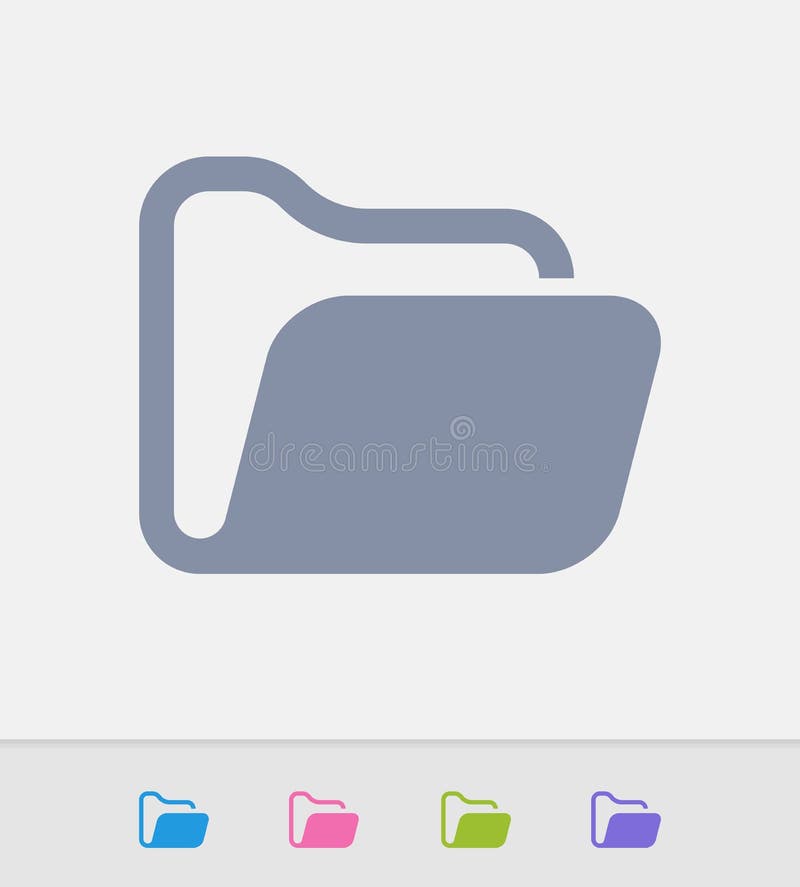 Open Folder Granite Icons Stock Illustrations – 4 Open Folder Granite ...