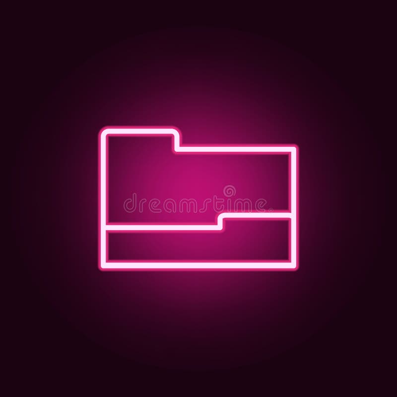 Icon Neon Folder Stock Illustrations – 3,125 Icon Neon Folder Stock ...