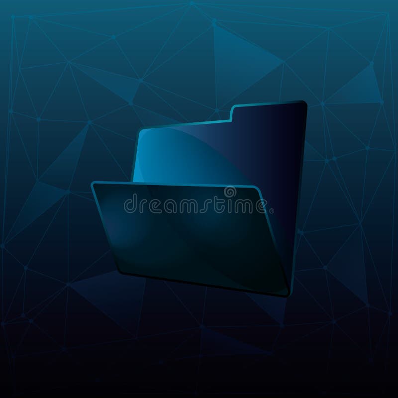 Open Folder Icon Isolated. Vector Illustration Stock Vector ...