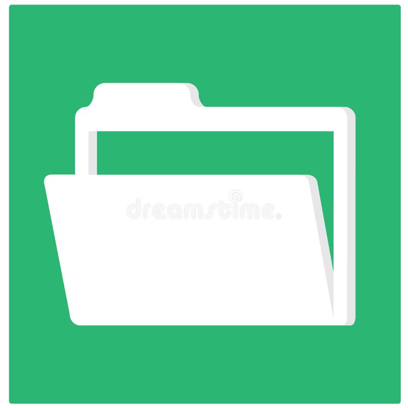 Open Folder editorial image. Illustration of open, symbol - 51493055