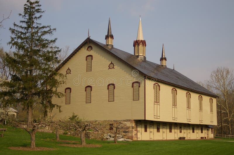 Open Forebay Barn stock photo. Image of hunter, gable - 2337292